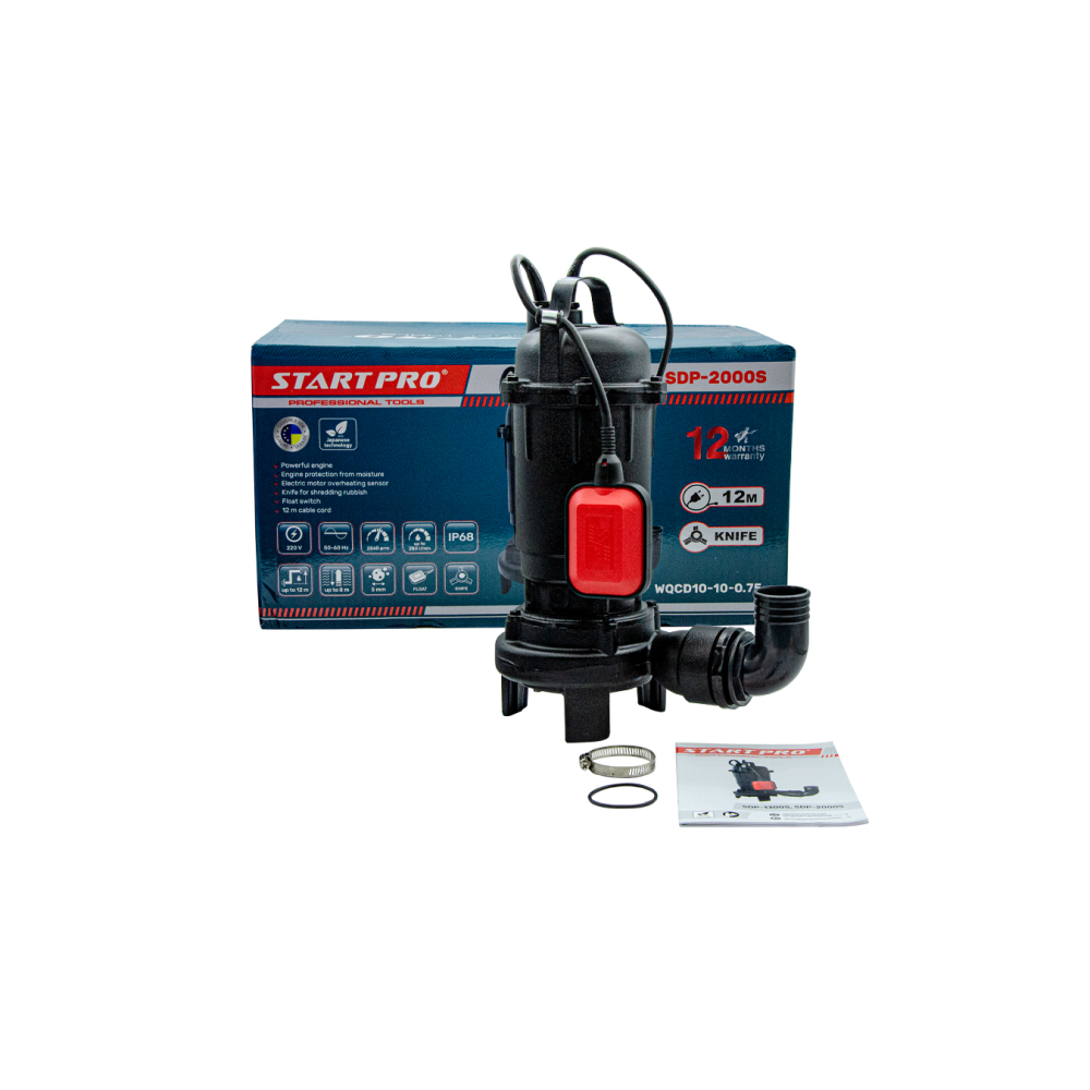 Дренажный погружной насос START PRO SDP-2000S купить в Украине от ...